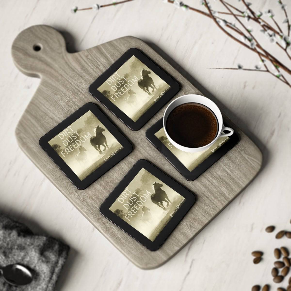 Dirt Dust Freedom Coasters